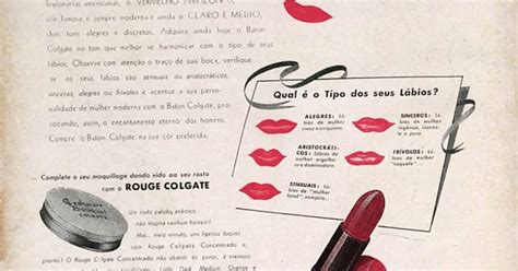 Batom Colgate 1944 Propagandas Históricas Propagandas Antigas