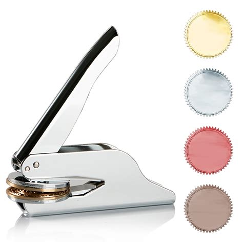 Deironply Custom Embosser Stamp With Logo Personalized