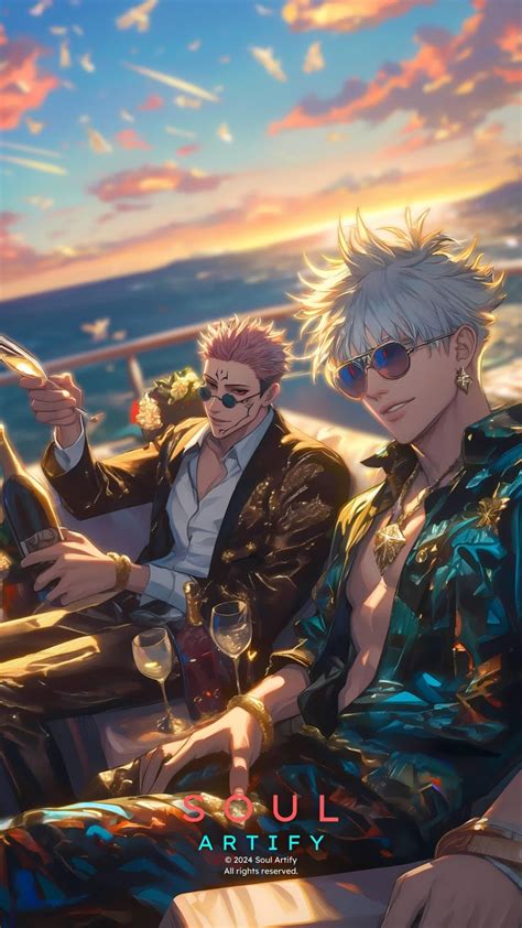 Soul Artify On Instagram 👑🌟 Best Friend Sukuna And Satoru Gojo Is