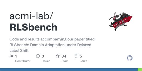 GitHub Acmi Lab RLSbench Code And Results Accompanying Our Paper Titled RLSbench Domain