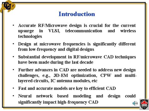Artificial Neural Networks For RF And Microwave Design