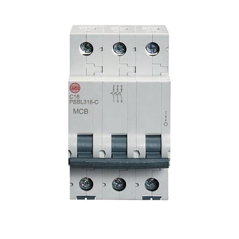 Wylex Psbl316 C 16a C Type Triple Pole Mcb Wylex Falcon Electrical Uk
