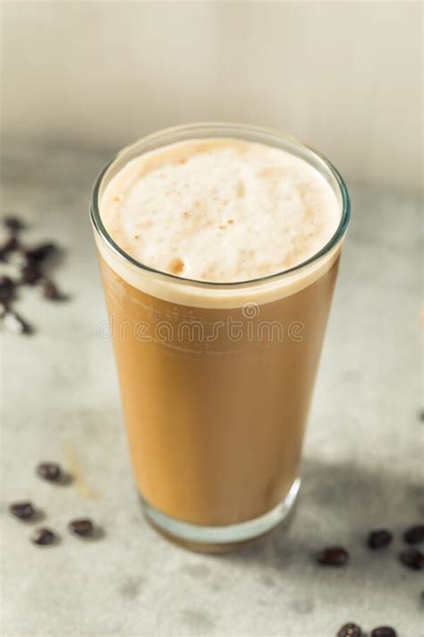Frothy Cold Brew Nitro Coffee Stock Photo Image Of Frothing Espresso
