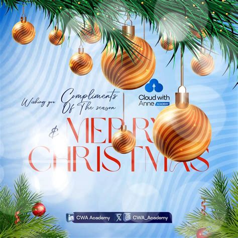 Merry Christmas Cloud Users🥳🎄 Cloud With Anne Cwa Academy
