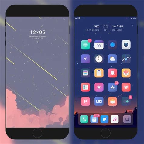 [setup] My First Setup On Ios 12 One Of My Favorite Setups R Iosthemes