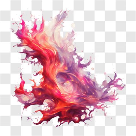 Descarga Pintura Abstracta de Colorida Salpicadura Líquida PNGs En