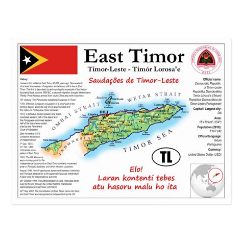 Map Of Timor Leste East Timor Country Welt Atlas De Artofit
