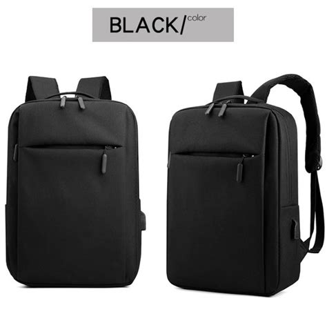 กระเป๋าเป้ผู้ชาย สะพายหลัง ชาร์จ Usb ใส่เอกสาร Notebook Table Laptop มี