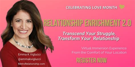 Relationship Enrichment 2 0 February 19 To March 31 Online Event