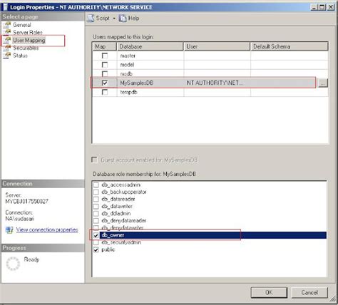 Cannot Open Database Requested By The Login The Login Failed Login Failed For User Nt