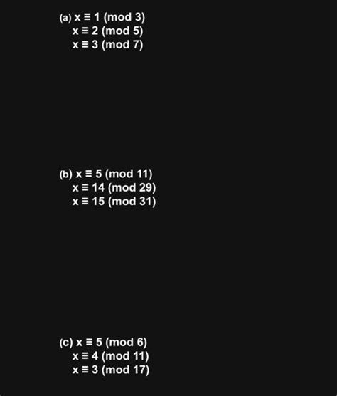 Solved A Xxx Mod Mod Mod B Chegg Com