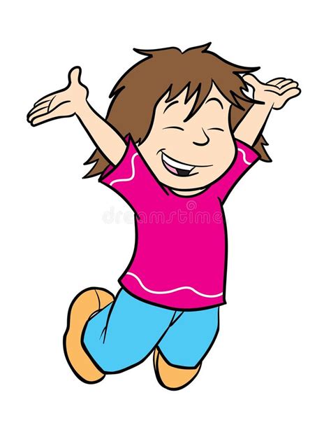 Cartoon Girl Blue Eyes Brown Hair Stock Illustrations 718 Cartoon