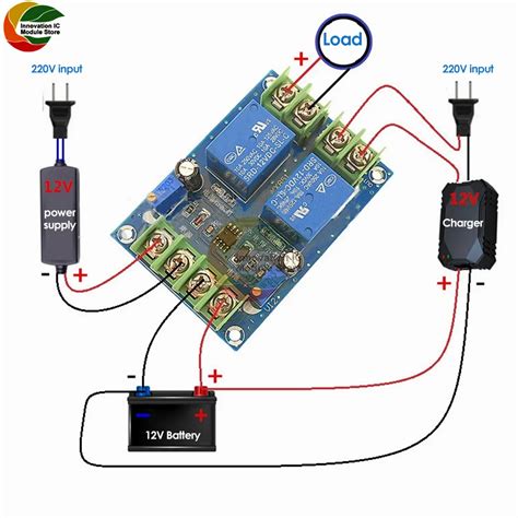 전원 공급 장치 자동 스위칭 모듈 배터리 정전 자동 충전 제어 보드 비상 회로 차단기 모듈 Aliexpress