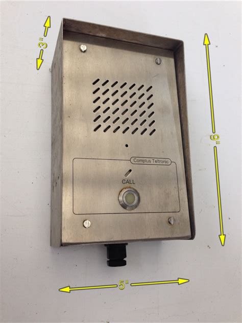 Men At Work Intercom Entry Button