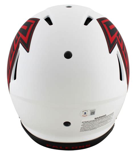 Tony Gonzalez Signed Falcons Full Size Authentic On Field Lunar Eclipse