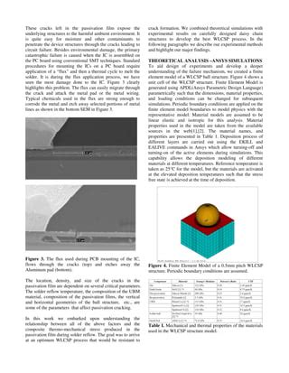 A Reliable Wafer Level Chip Scale Package WLCSP Technology PDF