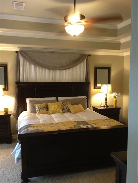 Curtain Behind Bed Ideas At Annie Geil Blog