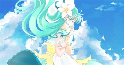 女の子 【描改⚠️】给虹雨霁的应援图 ハクのイラスト Pixiv
