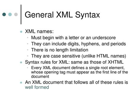 Ppt Lecture 16 Introduction To Xml Powerpoint Presentation Free