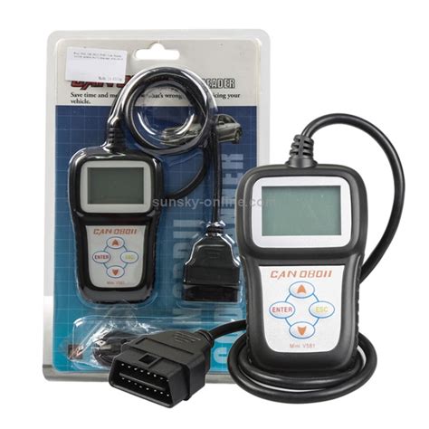 V851 자동차 미니 코드 리더 Obd2 오류 감지기 진단 도구