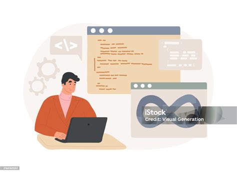 Ilustración De Collaborative Framework Isolated Cartoon Vector Illustrations Y Más Vectores