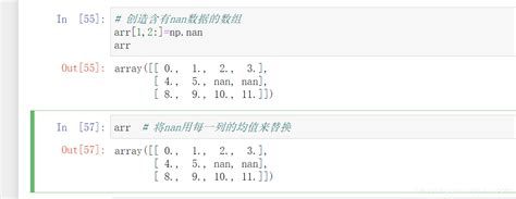 20【numpy中的nan和常用方法】02numpy中填充nannumpy填充nan Csdn博客