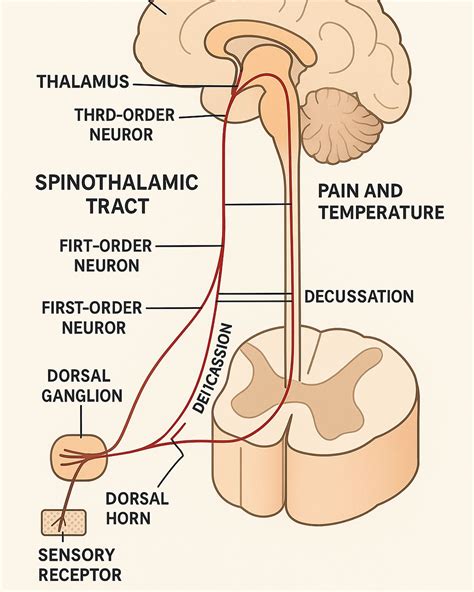 Movement The Spinothalamic Tract Is A Key Sensory Pathway In The Central Nervous System That
