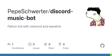 Github Pepeschwerterdiscord Music Bot Python Bot With Nextcord And Wavelink