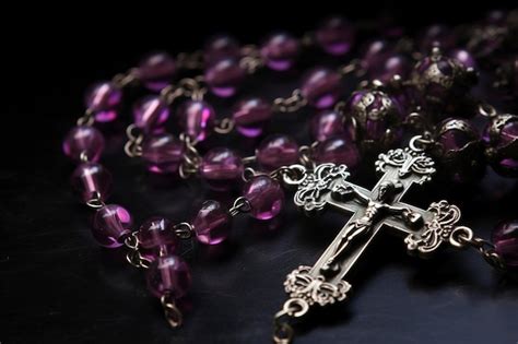 Contas De Oração De Rosário Católico De Madeira Tradicional Feitas à