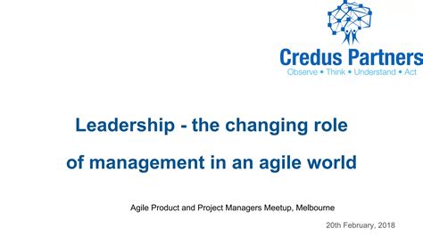 Agile Project Management Meetup Feb 20 Ppt