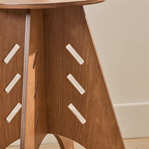 SoBuy Ronde Houten Bijzettafel Ronde Salontafel Nachtkastje Nachtkastje