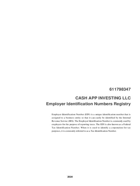 Fillable Online Ein Application And Employer Identification Number Lookup