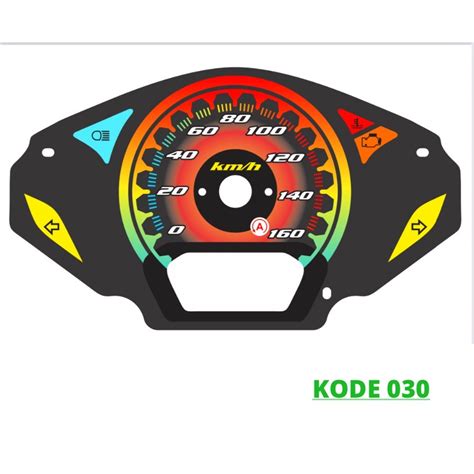 Jual Papan Panel Speedometer Custom Vario 125 Old Bohlam Cbs Shopee