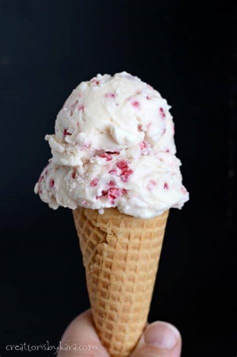 Raspberry Vanilla Ice Cream Recipe