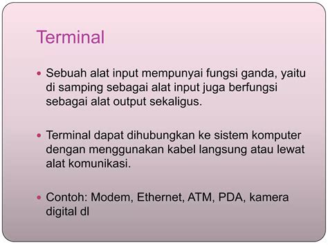 Sistem Input Dan Output Komputer PPT