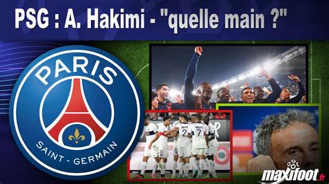 Psg A Hakimi Quelle Main Football Maxifoot