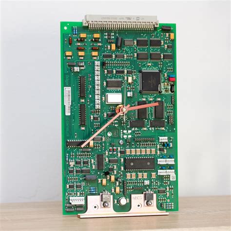 Desk Clock Recycled Circuit Board Clock Computer Geek Gift Shelf Clock Etsy