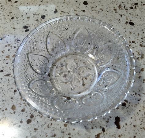Vintage Pasari Indonesia Pressed Glass Candy Dish Etsy