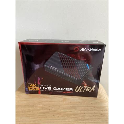 圓剛 Gc553 Live Gamer Ultra 4kp60 Hdr實況擷取盒 蝦皮購物