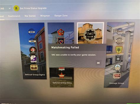 Help I Cant Get In A Match This Pops Up R Csgo