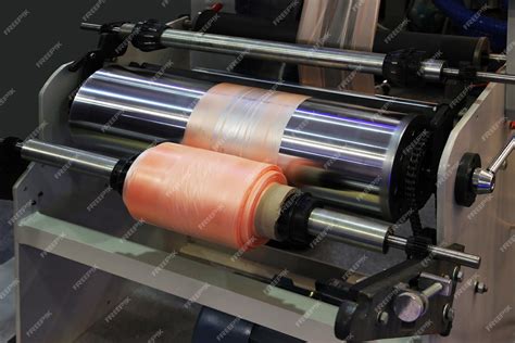 Premium Photo Extruder Of Polyethylene For Process Production Of Plastic Bags