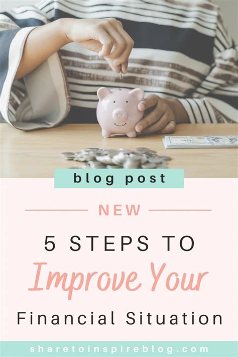 The 5 Steps To Improve Your Financial Situation For A Better Future