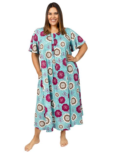 Plus Size Emerson Nightie Blue Print Dale And Waters