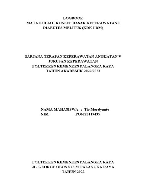 Logbook Tugas Iii Pdf Kesehatan Holistik
