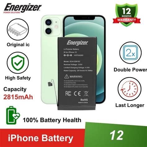 Jual Energizer Batre Baterai Battery Iphone Mini Pro Pro Max Original