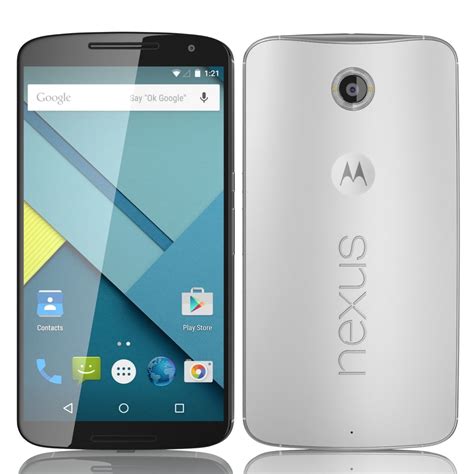 Nexus 6 白色 3d模型 39 Max 3ds Fbx Obj C4d Lwo Ma Xsi Free3d