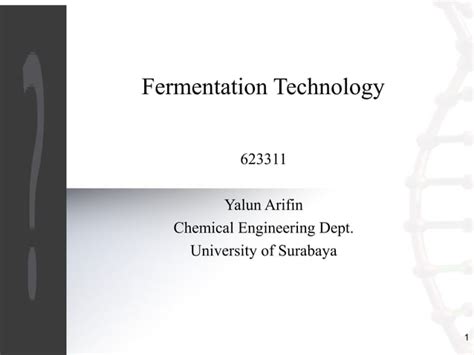 Fermentation Ppt Ppt