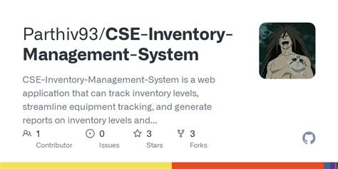 Github Parthiv93cse Inventory Management System Cse Inventory Management System Is A Web