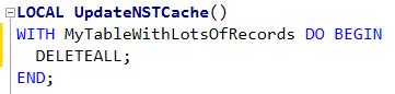 Delete All Records In Table With C AL Truncate