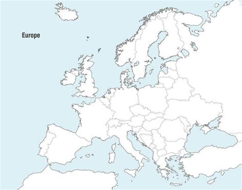 Vector Maps Of Europe